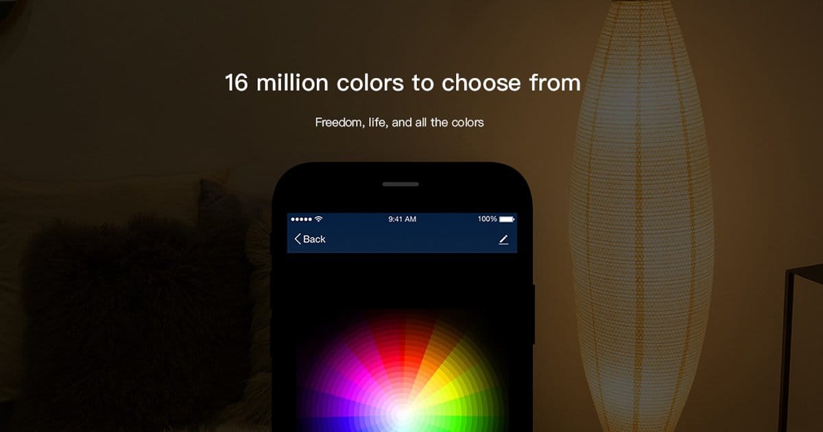 Smart light bulb WiFi RGB dimmable - https://doobara.com